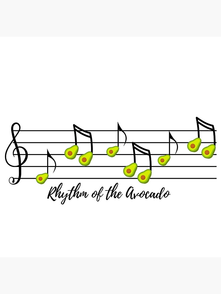 "Rhythm of the Avocado" Poster for Sale by CakmakShop | Redbubble