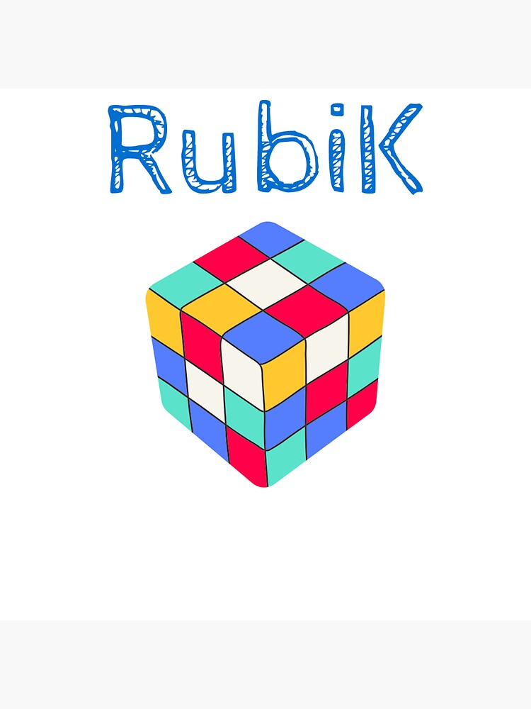 "RubiK" Sticker for Sale by ValterLs | Redbubble