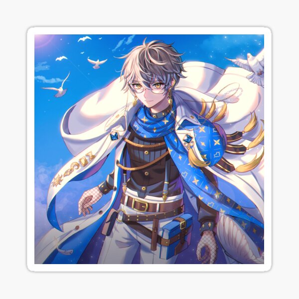 "Ike Eveland Nijisanji EN Luxiem Singer" Sticker for Sale by ...