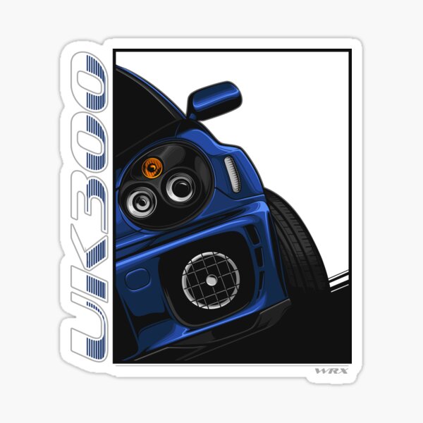 Pegatina «WRX Cult- Impreza WRX UK300 Prodrive Versión VII» de WRXcult ...