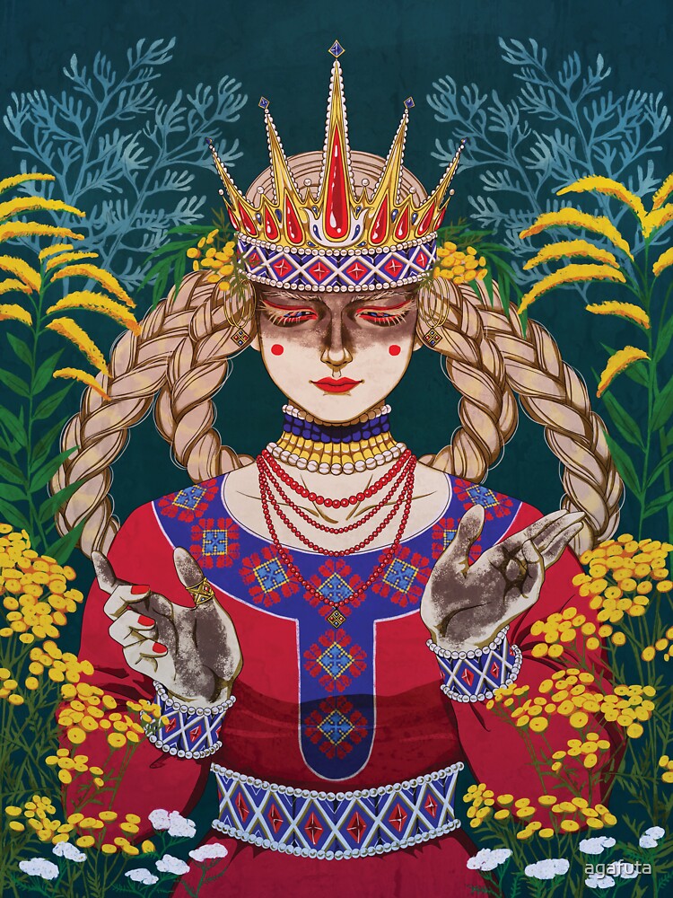 "Mokosh" Sticker for Sale by agafuta | Redbubble