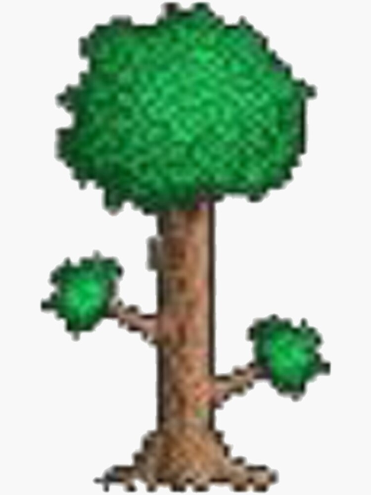 "Terraria Tree" Sticker for Sale by boscioguidena | Redbubble