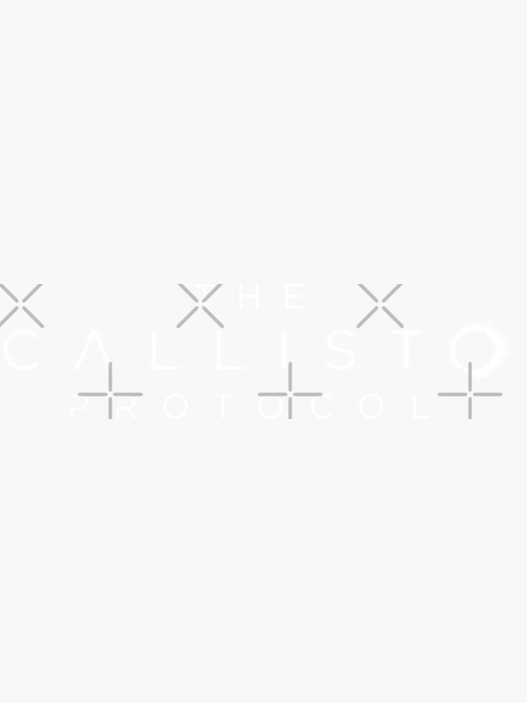 "The Callisto Protocol™ - Logo [White]" Sticker for Sale by SWISH ...