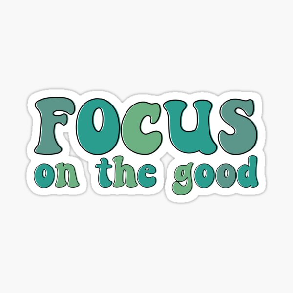 "Focus" Sticker for Sale by Creativesbyjam | Redbubble