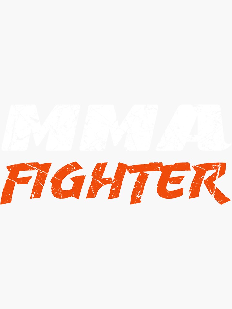 "MMA Fighter Mixed Martial Arts " Sticker for Sale by SAMANTHADEBRA ...