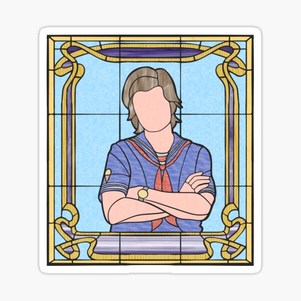 "Steve ~ Stained glass ~ Stranger things ~ season 3" Sticker for Sale ...