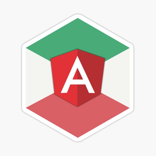 "Italy angular logo" Sticker by ddelfio | Redbubble