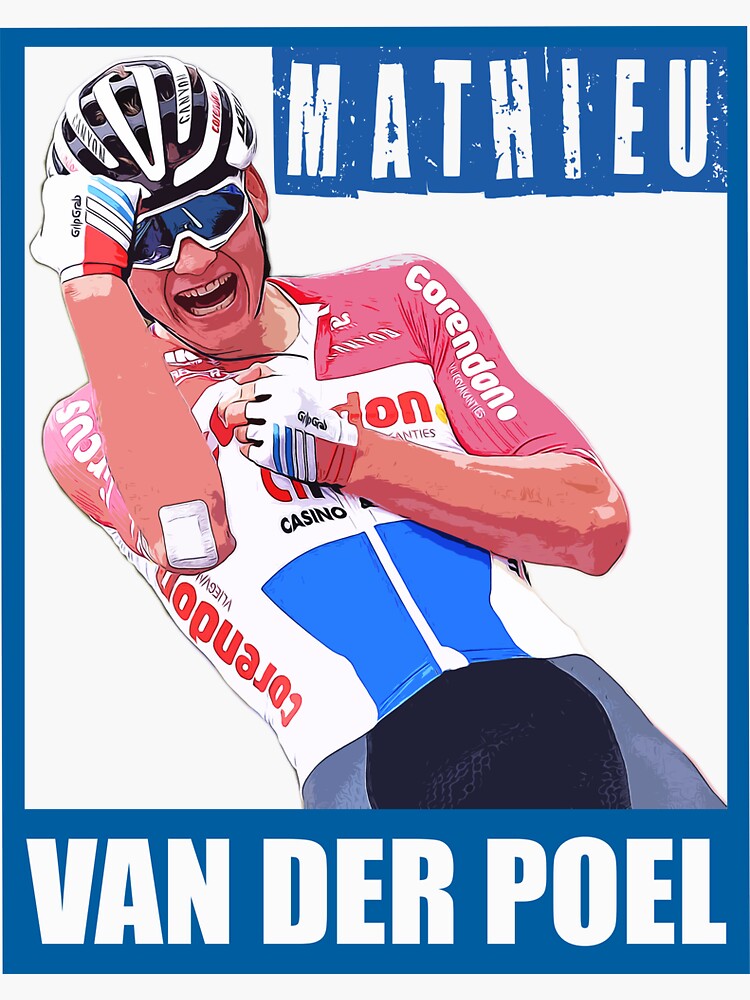"Mathieu Van Der Poel" Sticker for Sale by Kunalsmart | Redbubble