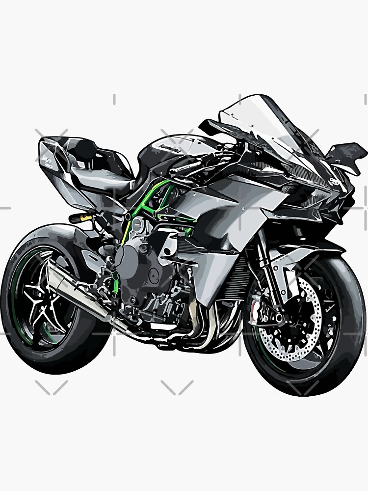 "H2R Bike" Sticker for Sale by Arizka-Std | Redbubble