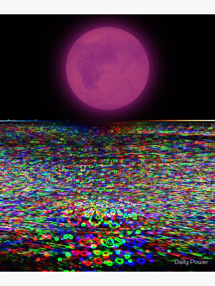 "Georgia Okeeffe Pink Moon Over Water" Poster for Sale by 0553535457 ...