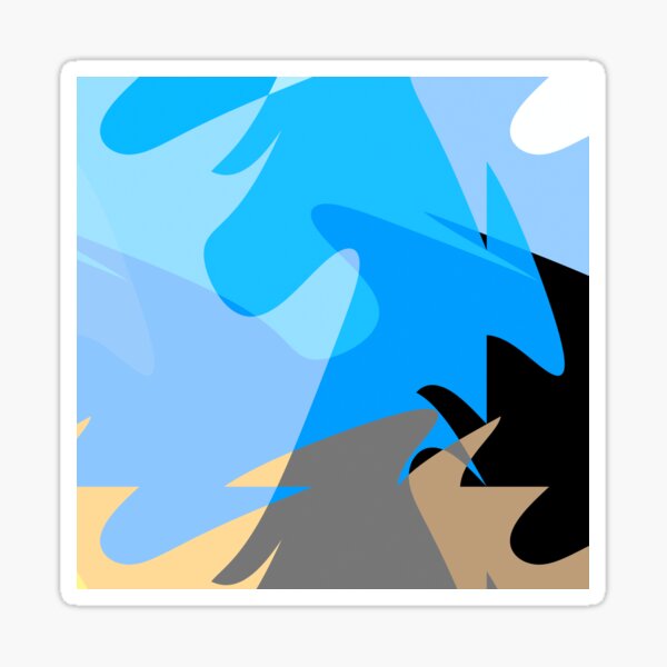 "Colors of a bay" Sticker for Sale by leobrix | Redbubble