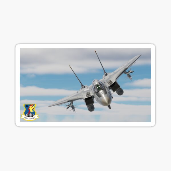 "The Grumman F-14" Sticker for Sale by mikejapan2 | Redbubble