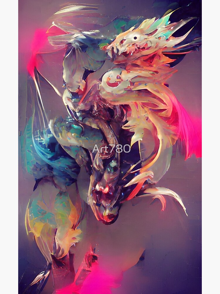 "chin chang dragon" Poster for Sale by Art780 | Redbubble