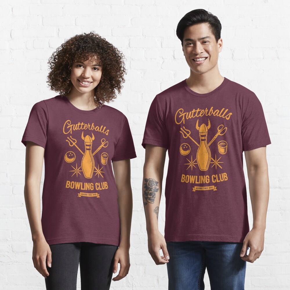 "Gutterballs Bowling Club" T-shirt for Sale by heavyhand | Redbubble ...