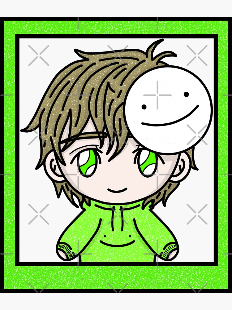 "Dream Fanart Chibi Minecraft" Sticker for Sale by lmndoodles | Redbubble