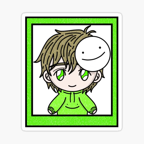 "Dream Fanart Chibi Minecraft" Sticker for Sale by lmndoodles | Redbubble