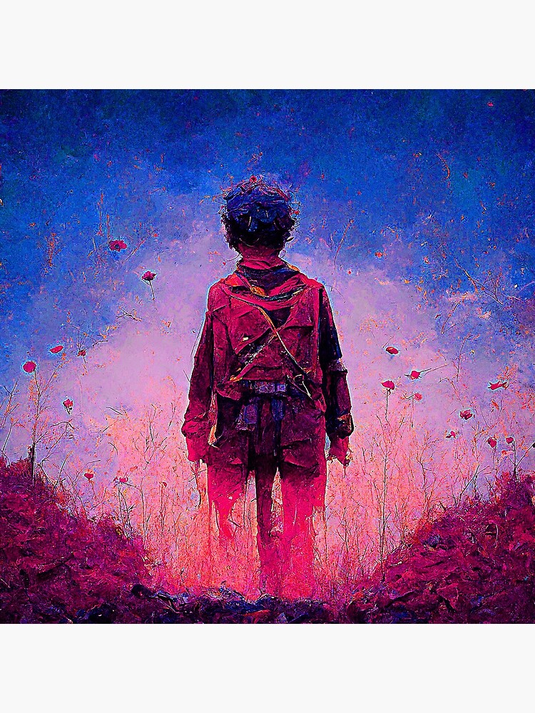 "teenage boy surrealism,boy surrealism,impressionism art,," Poster for ...