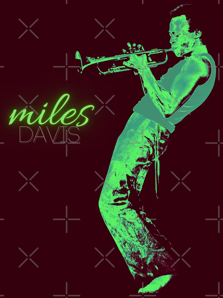 "MILES DAVIS" Sticker for Sale by DiasporaDazed | Redbubble
