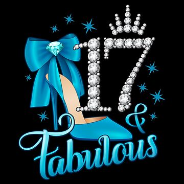 "17th Birthday. 17 years old girls, ladies" Sticker for Sale by ...