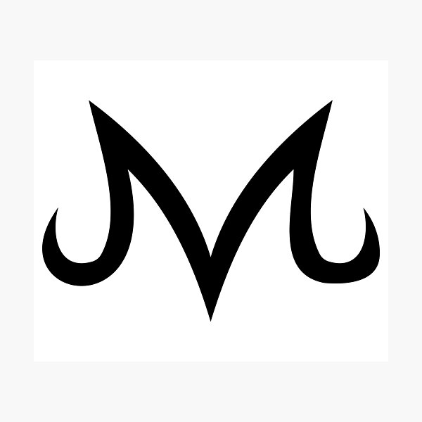 "Majin Logo" Photographic Print for Sale by Rankeaocm | Redbubble