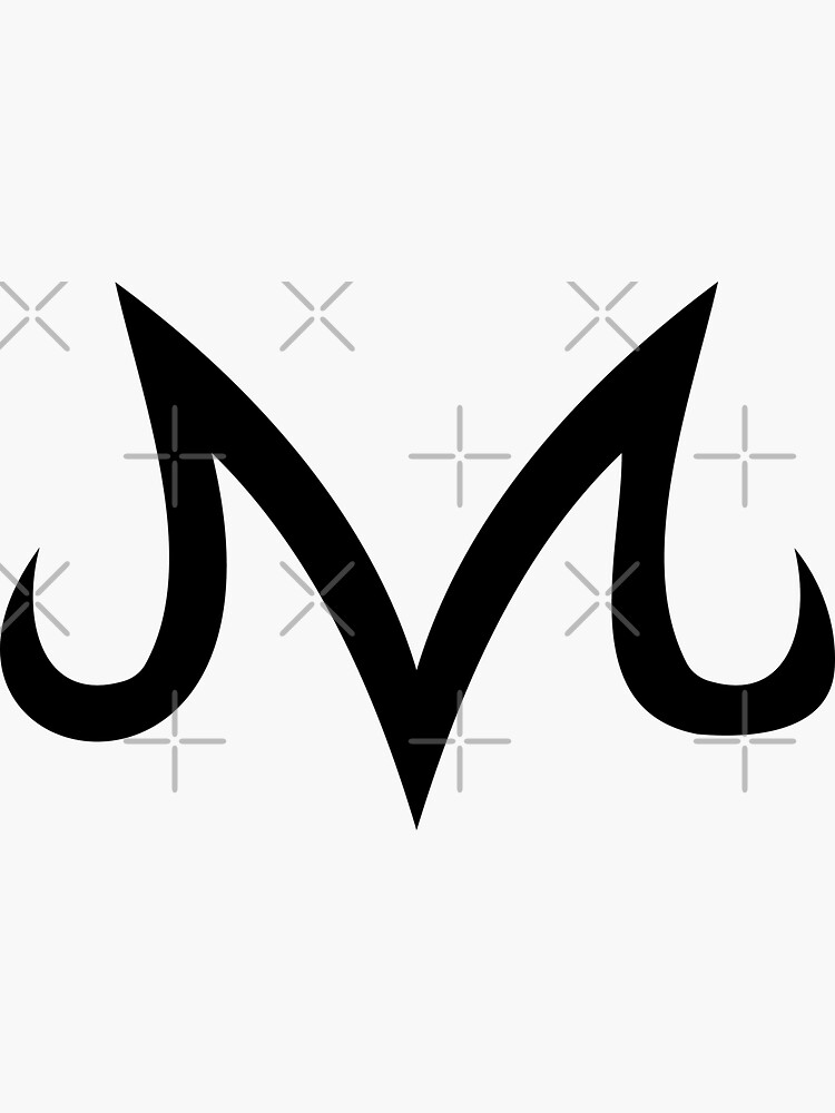 "Majin Logo" Sticker for Sale by Rankeaocm | Redbubble