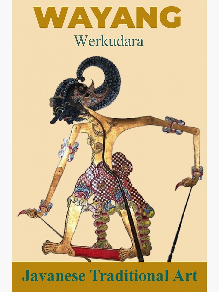 "Wayang Werkudara " Poster for Sale by Benix | Redbubble