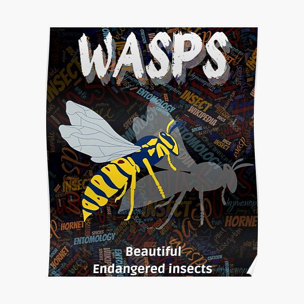 "Beautiful Wasps" Poster for Sale by yassooarts | Redbubble