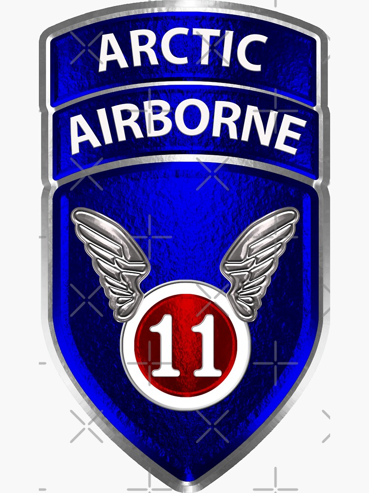 "11th Airborne Division " Sticker for Sale by SoldierAlways | Redbubble
