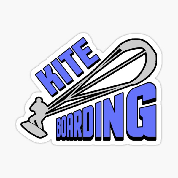 Kite Boarding Kite Surf Sport Water T Sticker Sticker For Sale By Sidaapc Redbubble