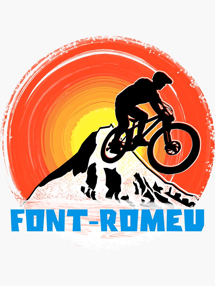 "Font-Romeu" Sticker for Sale by WordsMaps | Redbubble