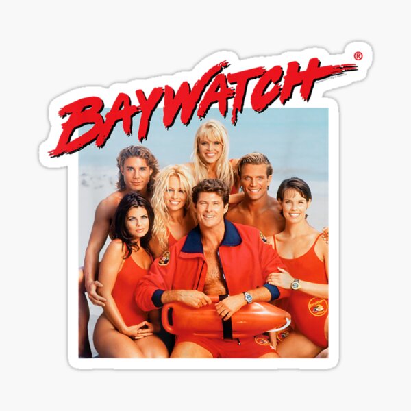 "Baywatch OG Cast" Sticker for Sale by wastefulfootbal | Redbubble