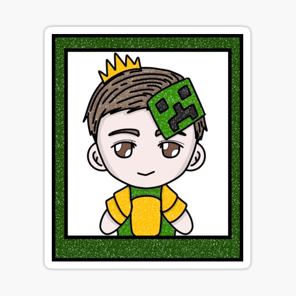 "Awesamdude Fanart Chibi Minecraft" Sticker for Sale by lmndoodles ...