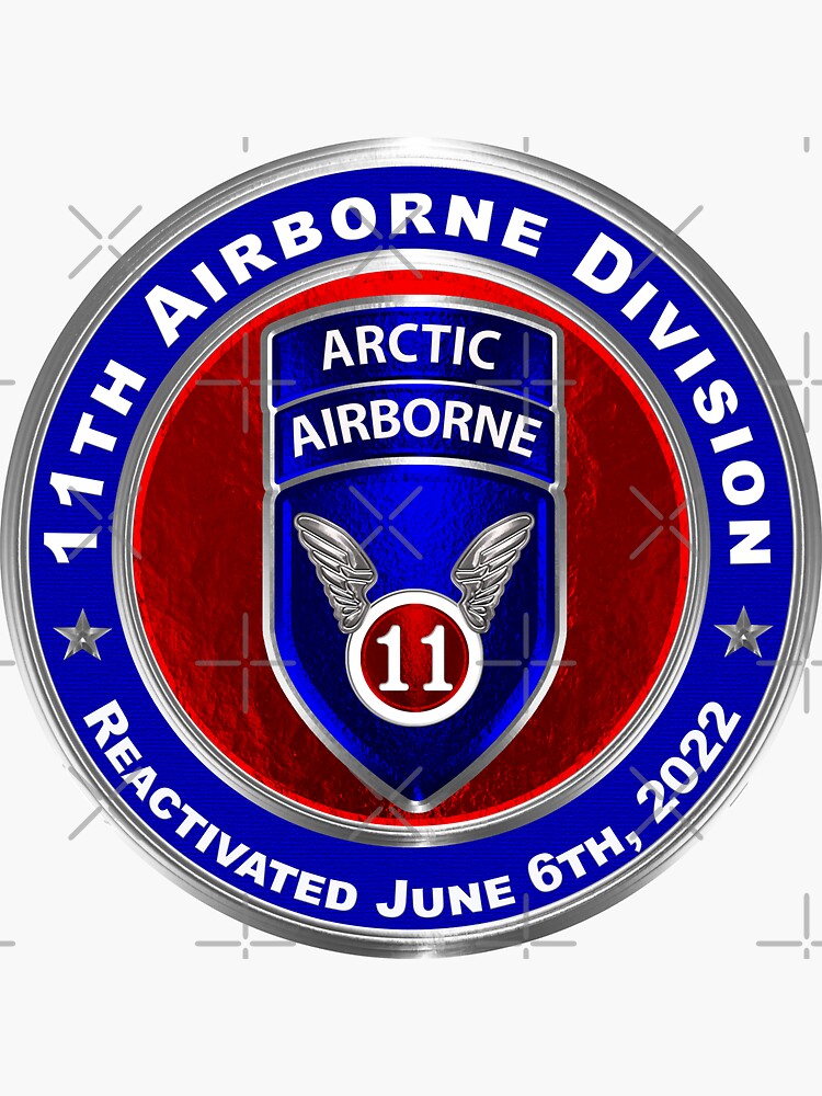 "11th Airborne Division " Sticker for Sale by SoldierAlways | Redbubble