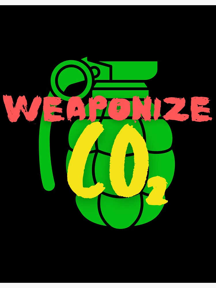 "Weaponize co2" Sticker for Sale by hinteo | Redbubble
