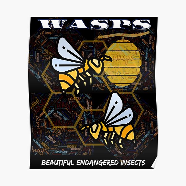 " Beautiful Wasps" Poster for Sale by yassooarts | Redbubble