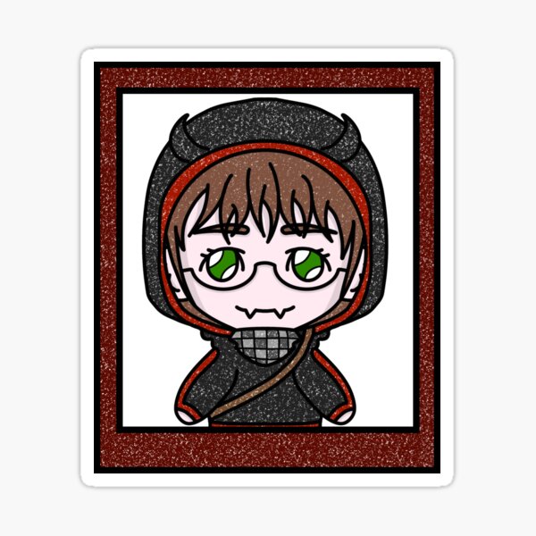 "Badboyhalo Fanart Chibi Minecraft" Sticker for Sale by lmndoodles ...