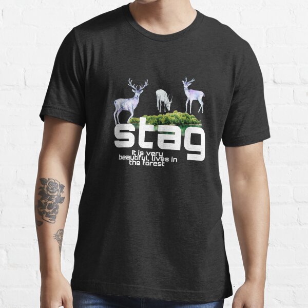 "stag" T-shirt for Sale by Jalalkumar | Redbubble | stag t-shirts ...
