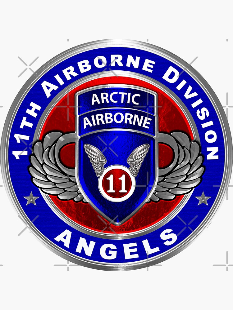 "11th Airborne Division " Sticker for Sale by SoldierAlways | Redbubble