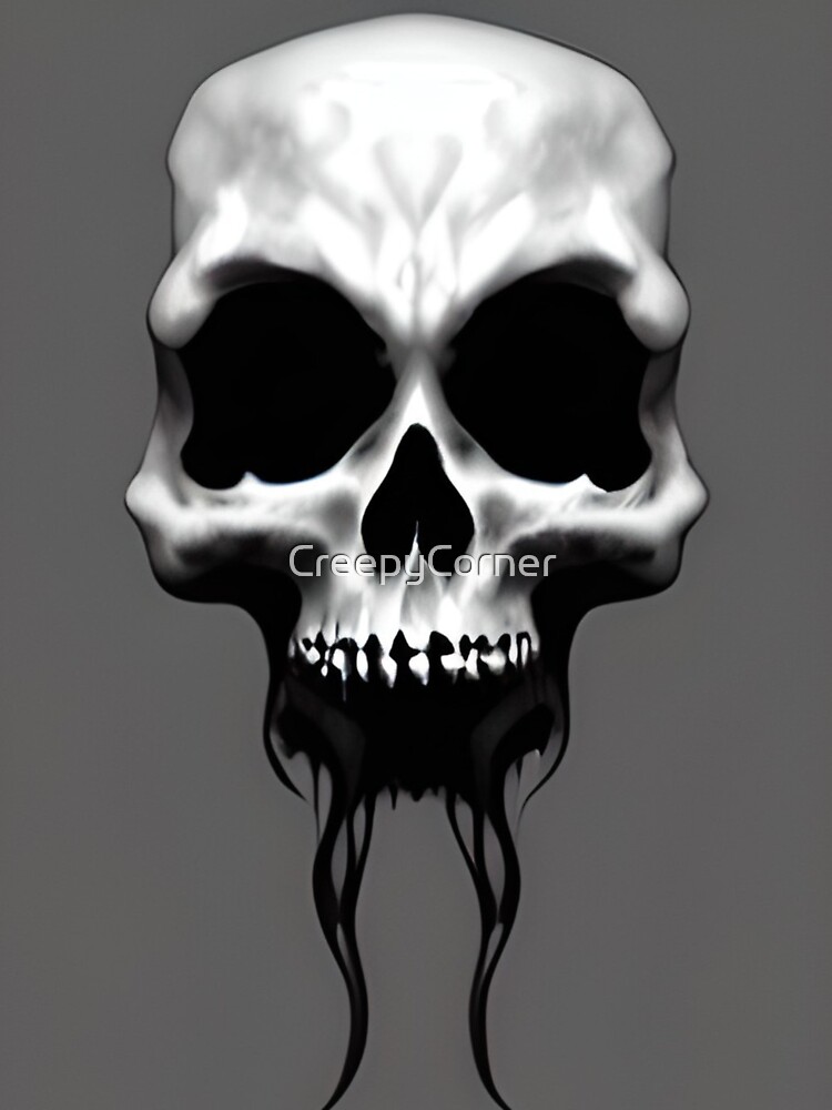 "Shadow skull " Sticker for Sale by CreepyCorner | Redbubble