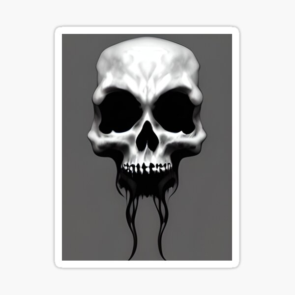 "Shadow skull " Sticker for Sale by CreepyCorner | Redbubble