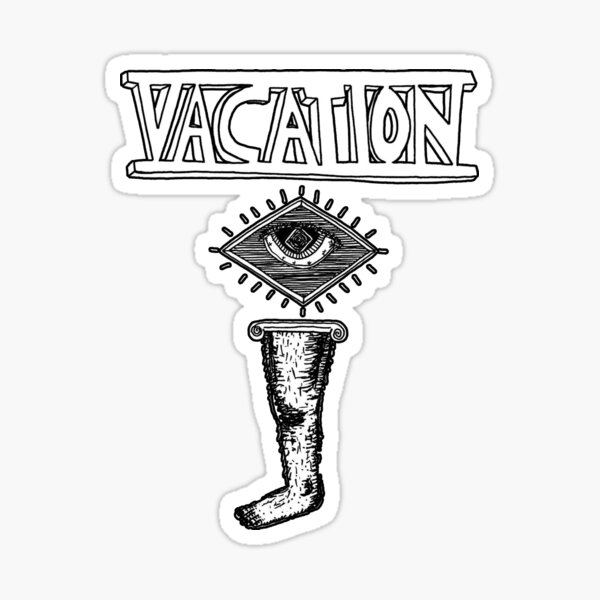 "vacation band classic" Sticker for Sale by liquiransky | Redbubble