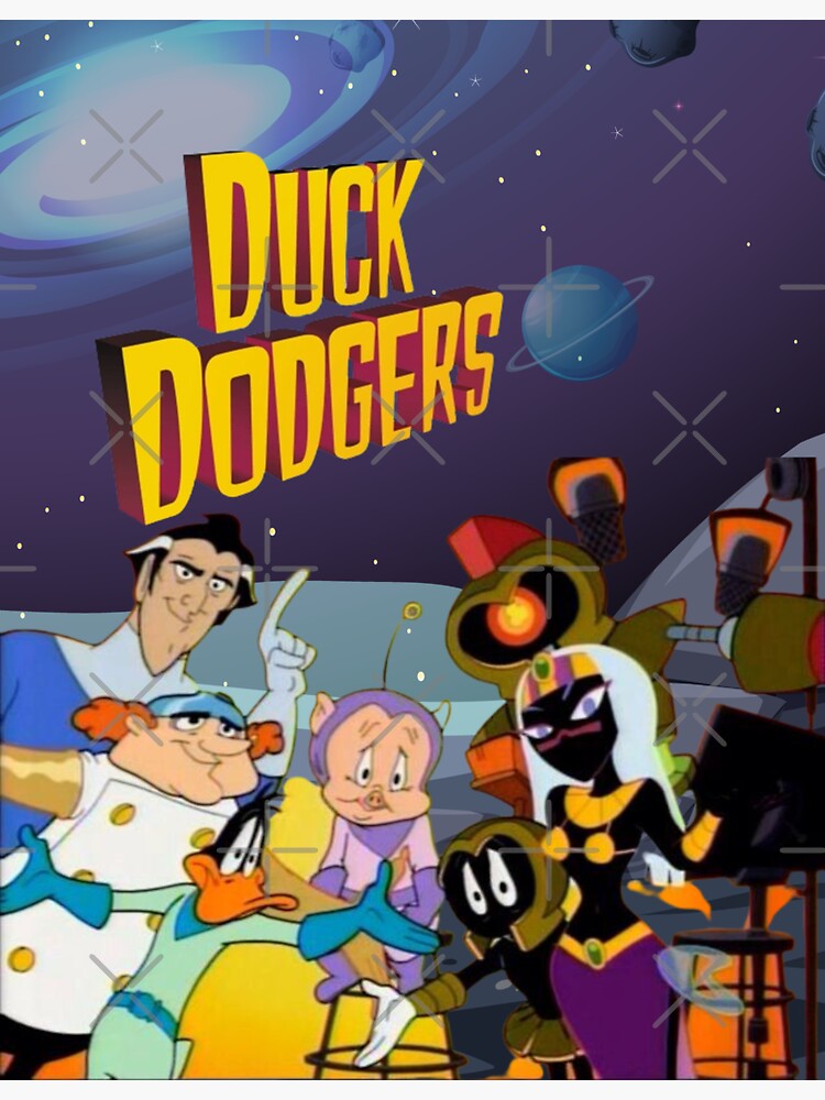 "Duck Dodgers " Sticker for Sale by Slyguy77 | Redbubble