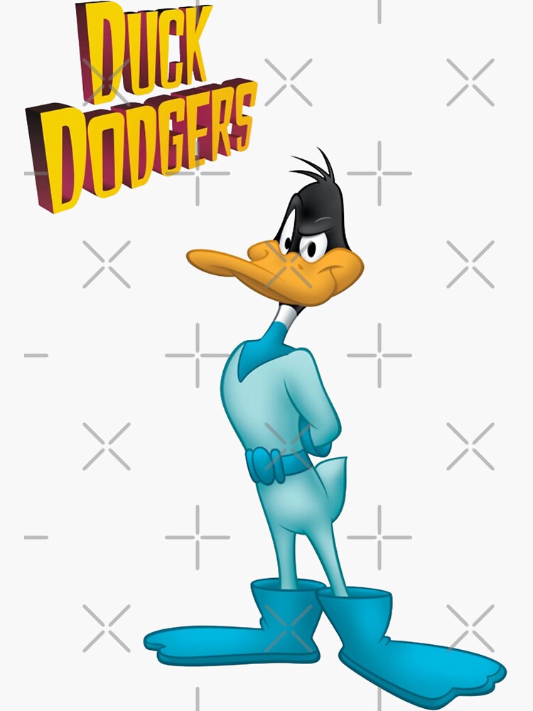 "Duck Dodgers" Sticker for Sale by Slyguy77 | Redbubble