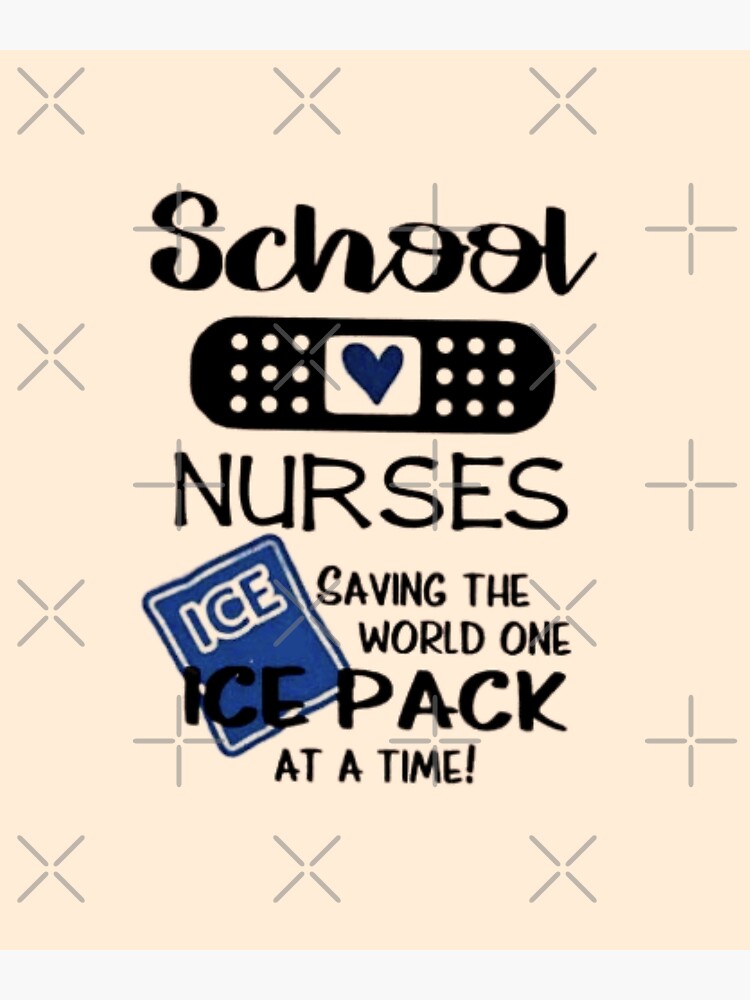 Póster «Enfermera escolar, enfermera, regalo de enfermera, enfermera ...