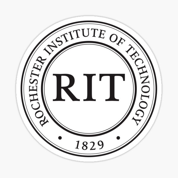 "RIT" Sticker for Sale by DesignzClub | Redbubble
