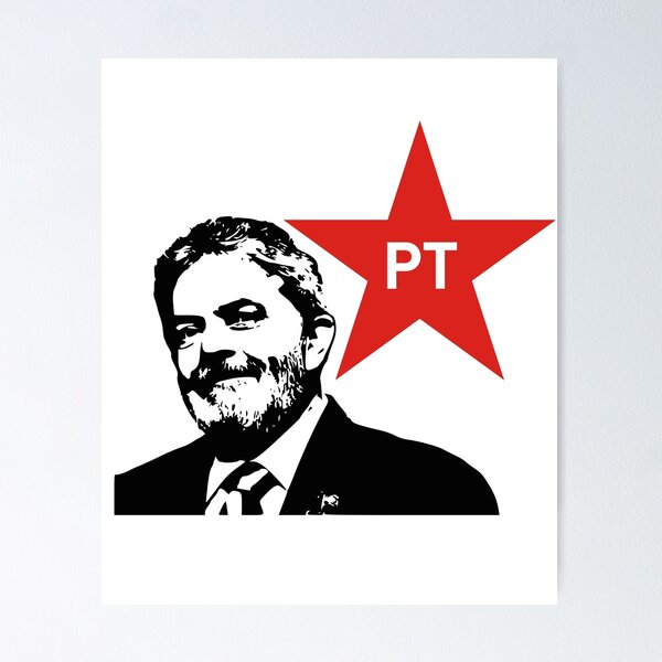 "Lula PT 13 - Estrela Vermelha" Poster for Sale by NiceShirtY | Redbubble