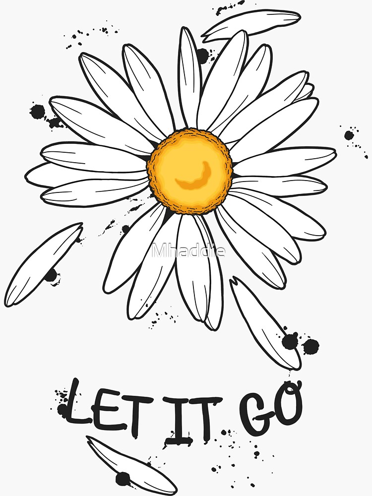 "Let it Go" Sticker for Sale by Mhaddie | Redbubble