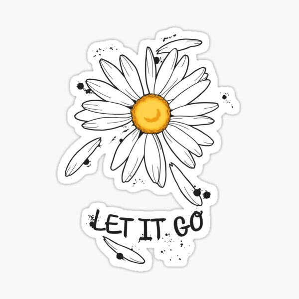 "Let it Go" Sticker for Sale by Mhaddie | Redbubble
