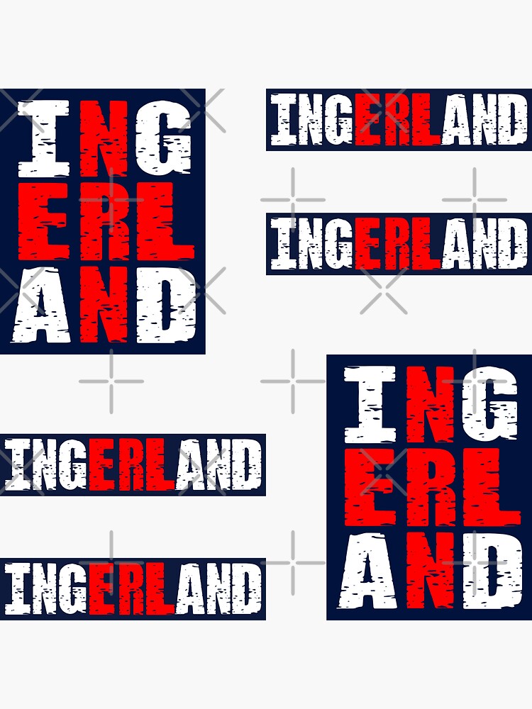 "Mega Pack England Ingerland English" Sticker for Sale by ...