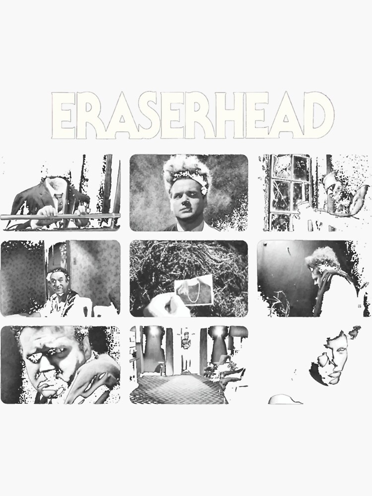 "Eraserhead " Sticker for Sale by AbstractStitchs | Redbubble